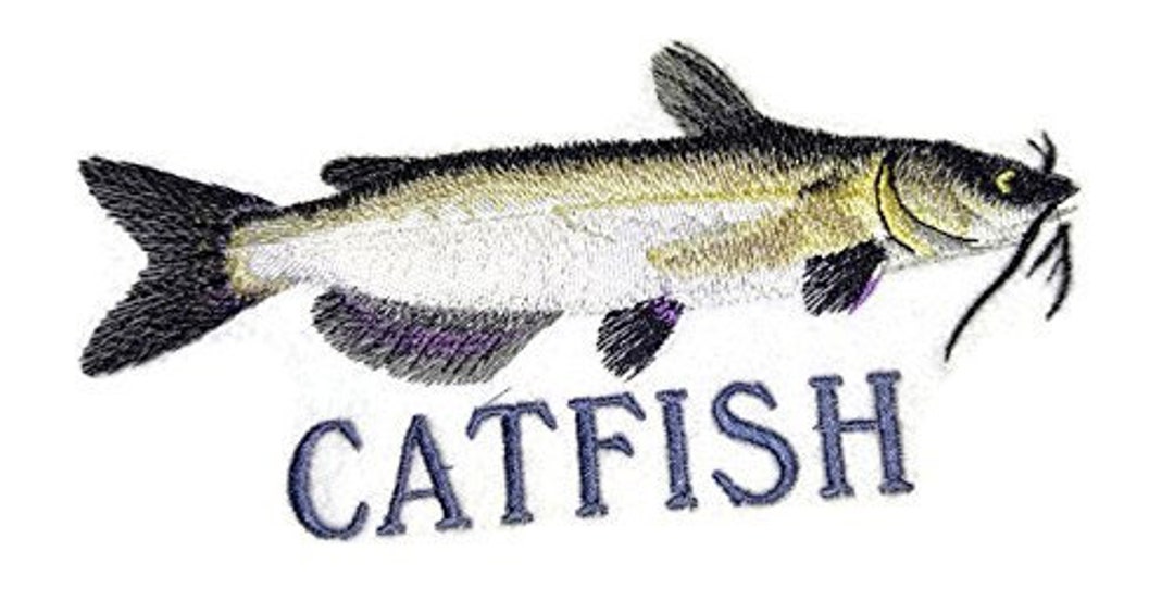 Catfish Embroidered Iron On/sew Patch [6.87" X3.35"] - Etsy