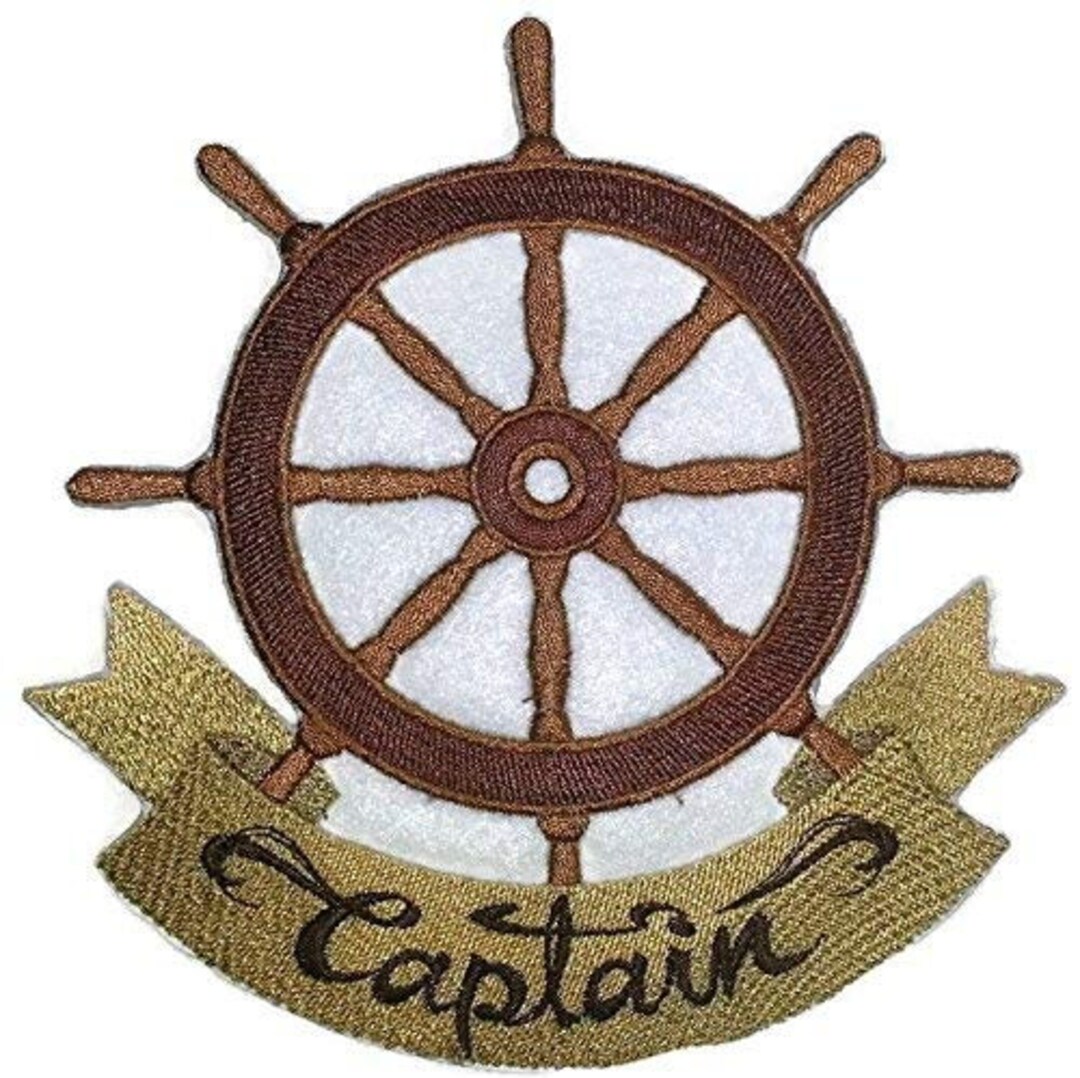 Ocean Calling [ Captain ] Embroidered Iron On/sew Patch [6" X5.8"] - Etsy