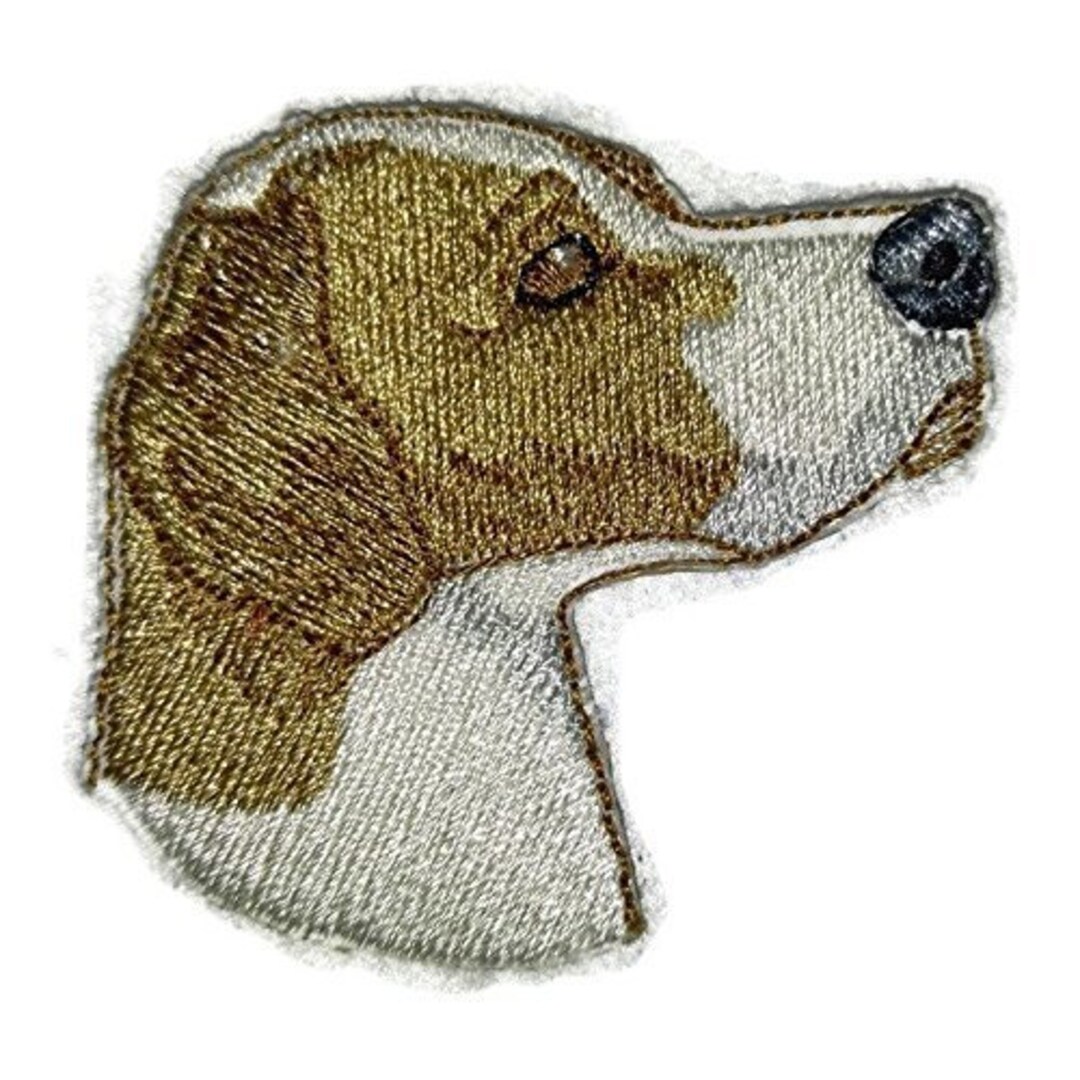 Pointer Dog Face Embroidery Iron On/sew Patch [4" X 3"] - Etsy