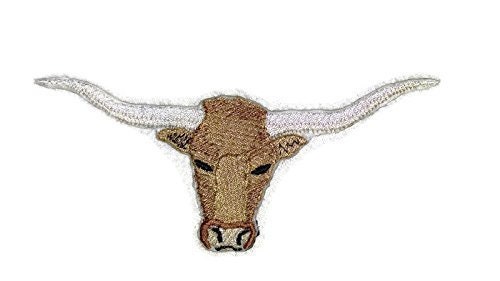 Longhorn Embroidered Iron On/sew Patch [5" X 2.5"] - Etsy