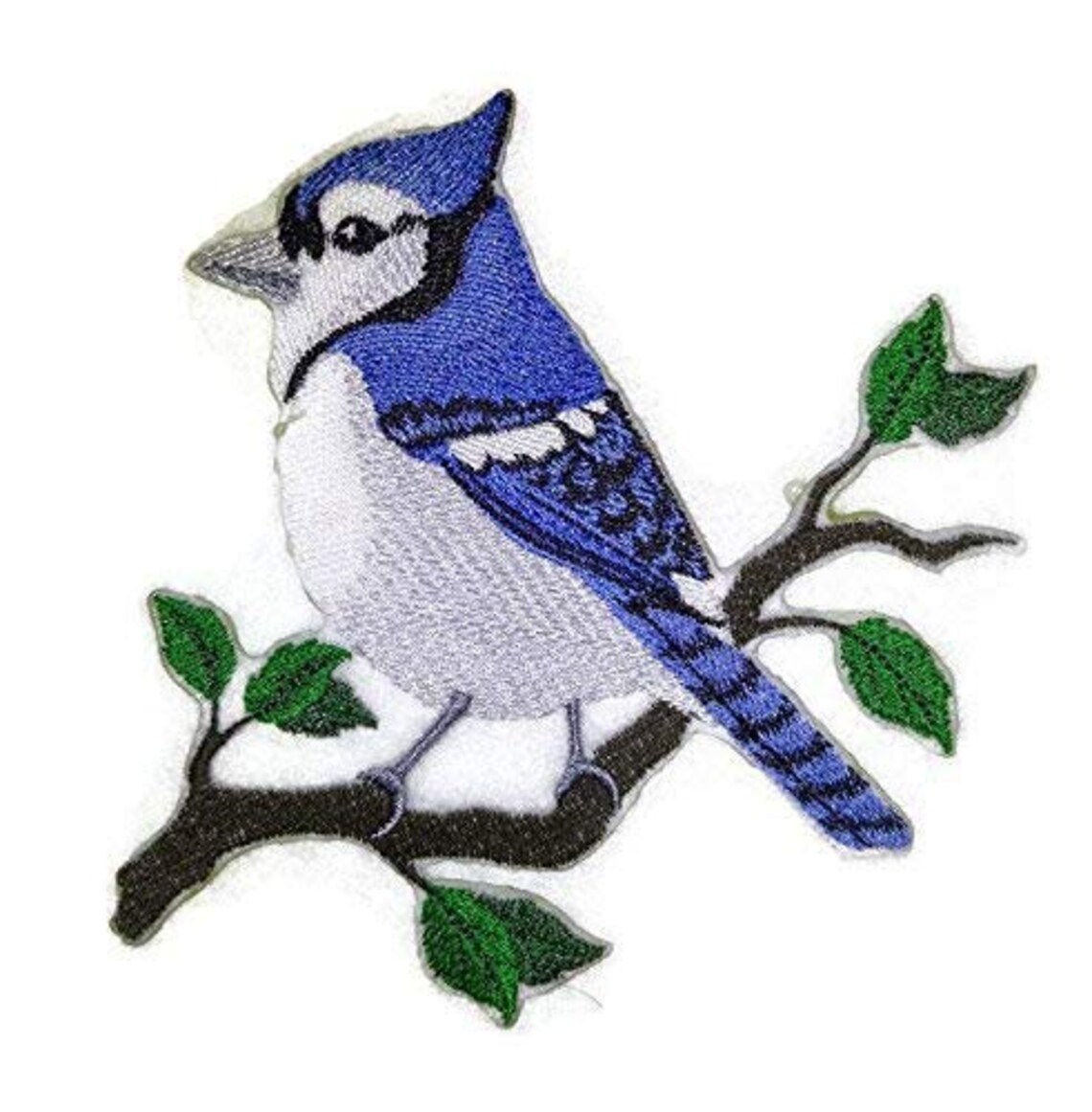 Single Blue Jay Bird Embroidered Iron On/sew Patch 5 X 4.5 - Etsy