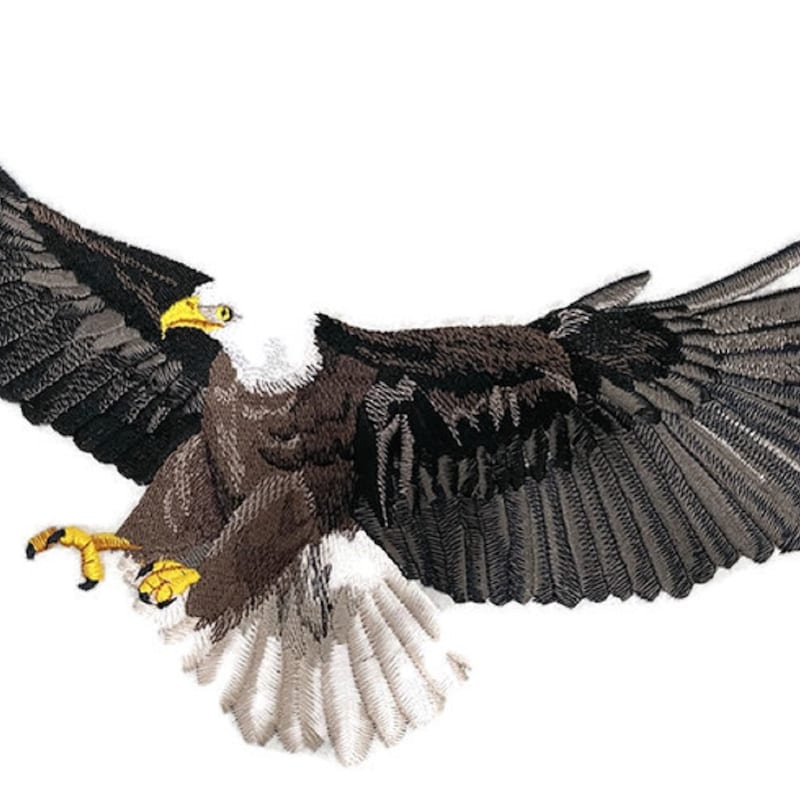 Embroidered Eagle - Etsy