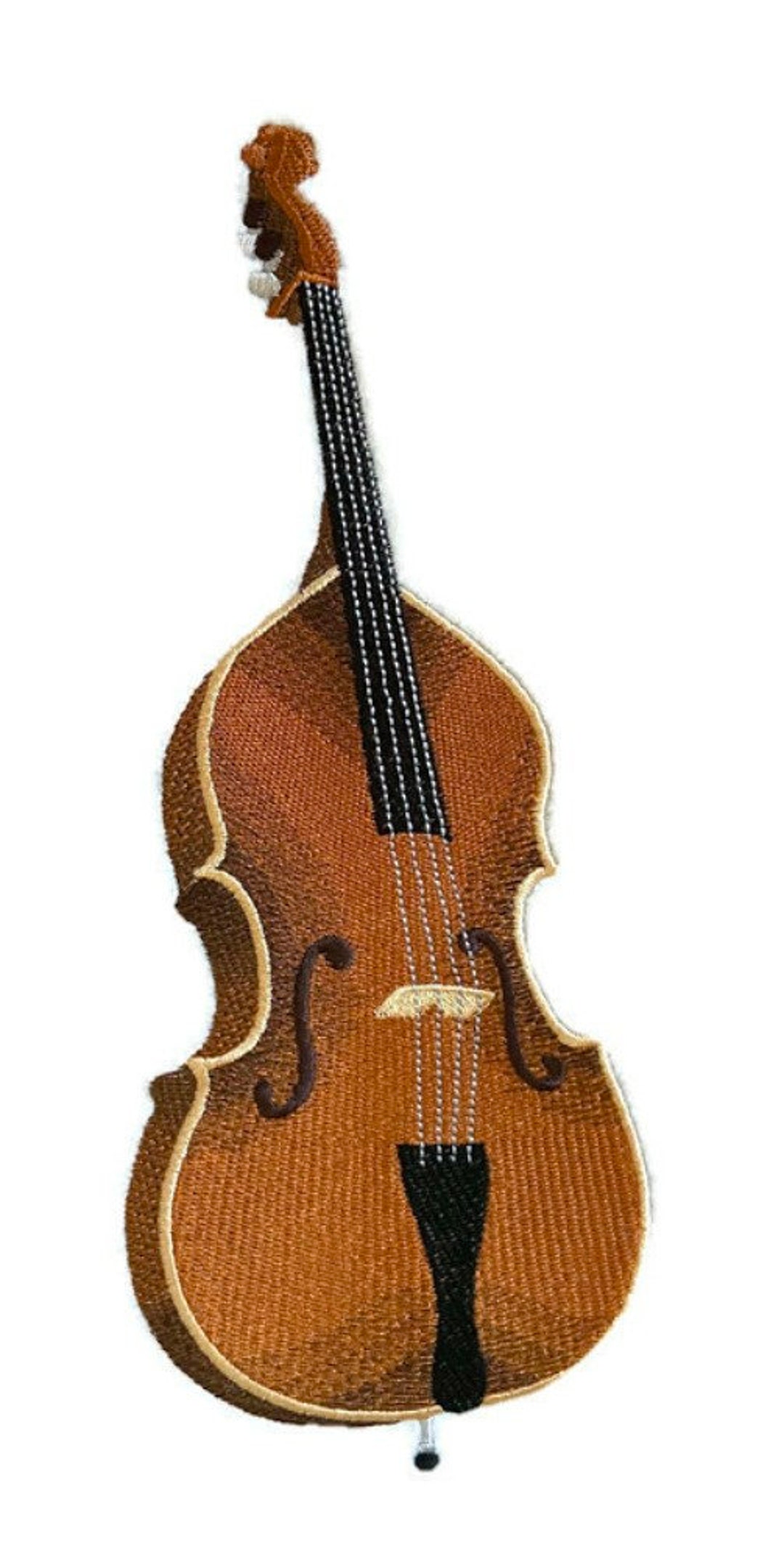 Musical Instruments [ Upright Bass ][custom and Unique] Embroidered ...