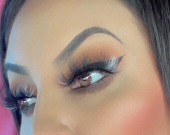 Custom Colored Eyelash Strips - Etsy