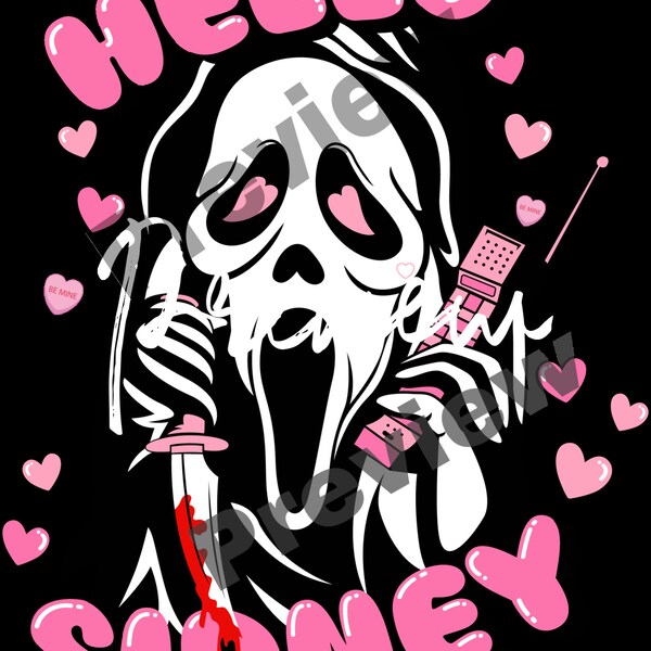 Scream Svg Hello Sidney - Etsy