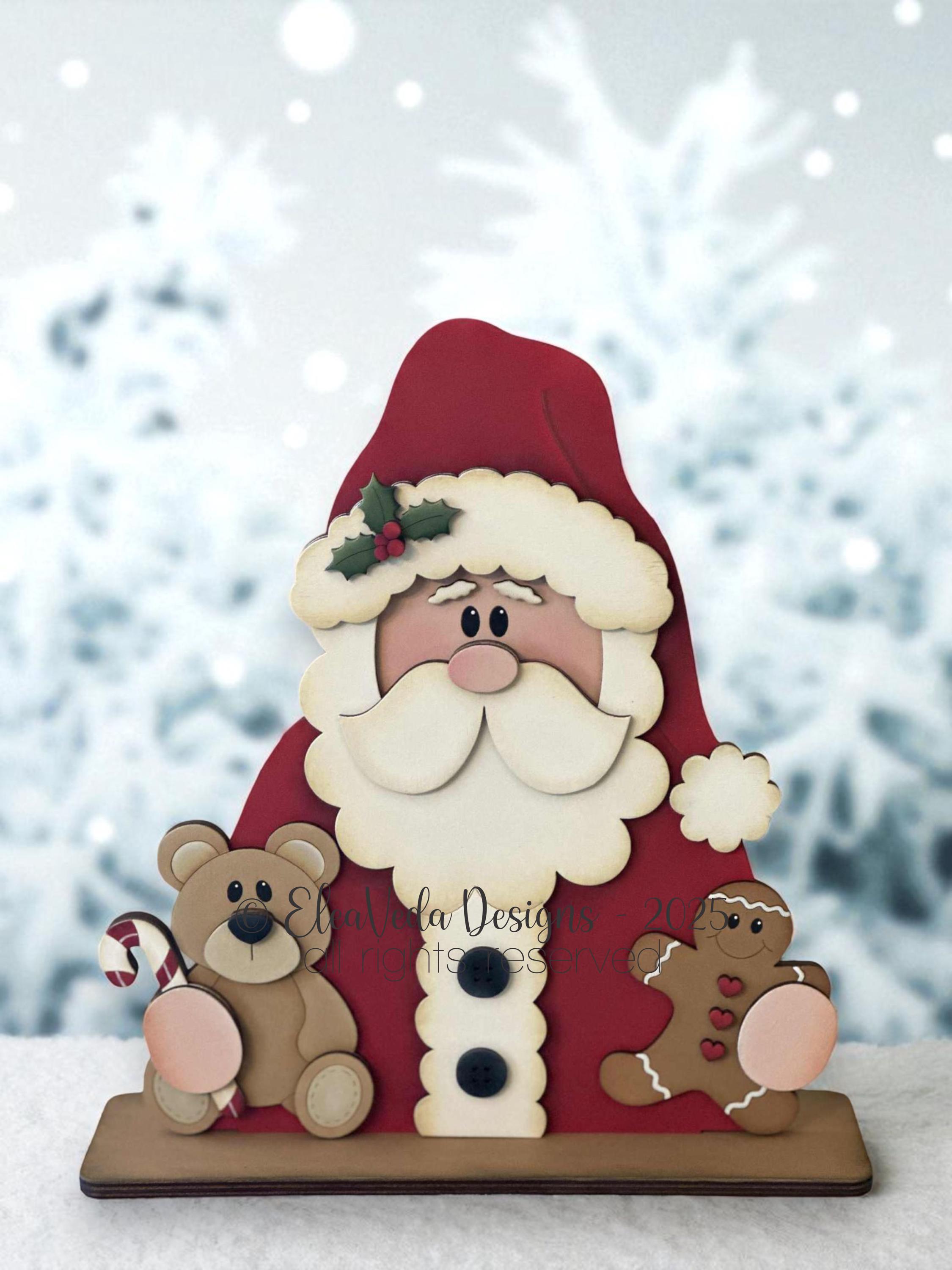 Santa Claus Shelf Sitter SVG File | Santa Claus SVG | Shelf Sitter SVG ...