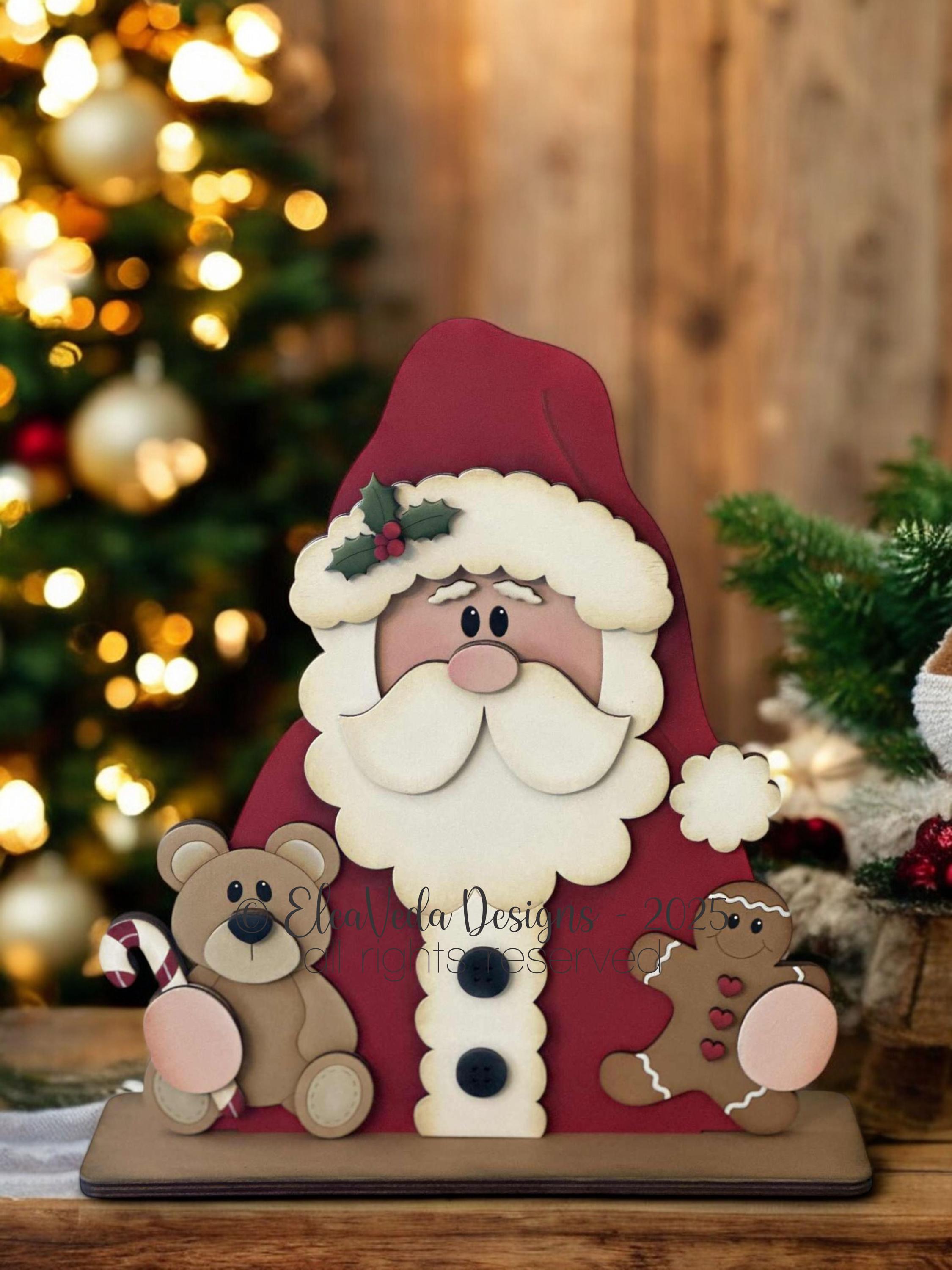 Santa Claus Shelf Sitter SVG File | Santa Claus SVG | Shelf Sitter SVG ...