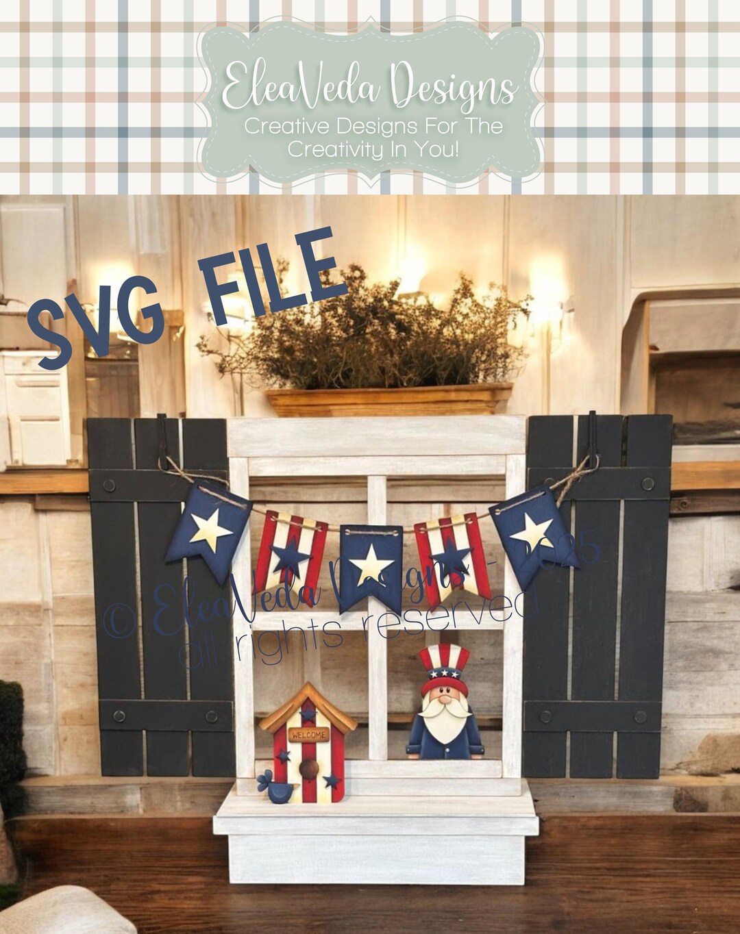 Uncle Sam SVG File, Laser Cut File, Glowforge, 4th of July, Americana ...
