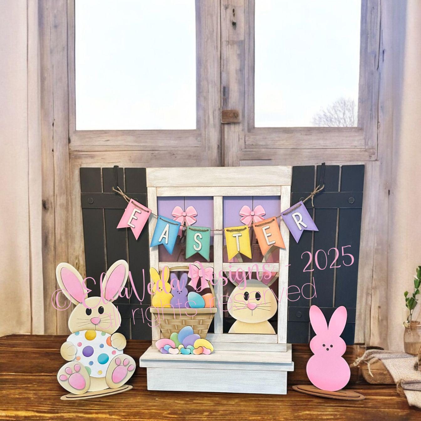 Easter Bunny Shelf Sitter SVG File, Easter SVG, Shelf Sitter SVG ...