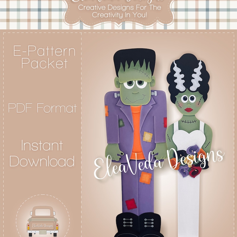 Frankenstein Face Clipart - Etsy