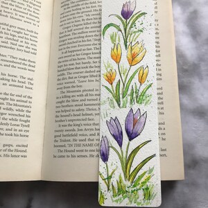 Bookmarks, Watercolour Bookmark, Floral Art, Book Lover, Teacher Gift ...