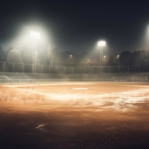 4 Sports Digital Background With Dust Overlay, Baseball Field, Baseball ...