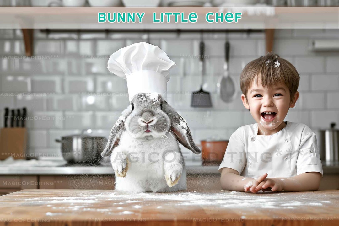 Easter Bunny Chef, Easter Digital Background, Composite, Artists ...