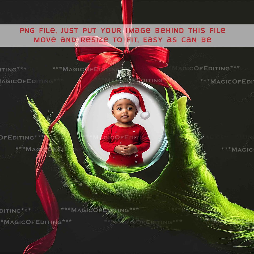 Grinch Inspired Digital Backdrop, Christmas Stock, Christmas Background ...