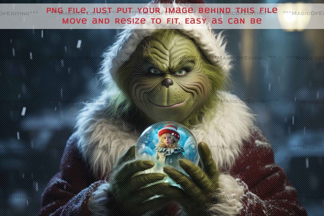 Grinch Inspired Digital Backdrop Christmas Stock Christmas - Etsy Sweden
