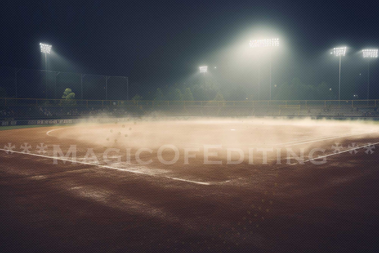 4 Sports Digital Background With Dust Overlay Baseball Field - Etsy