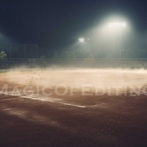 4 Sports Digital Background With Dust Overlay, Baseball Field, Baseball ...