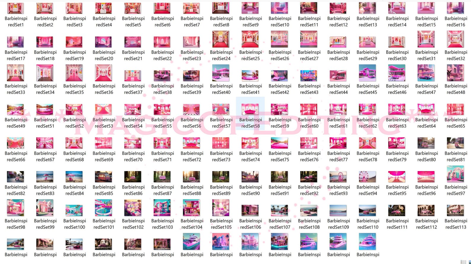 139 PACK, Barbie Inspired Digital Backdrops, Doll Backdrop, Barbie ...