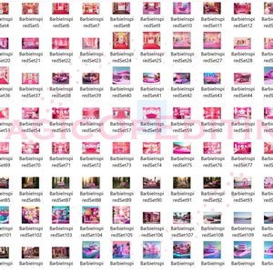 139 PACK, Barbie Inspired Digital Backdrops, Doll Backdrop, Barbie ...