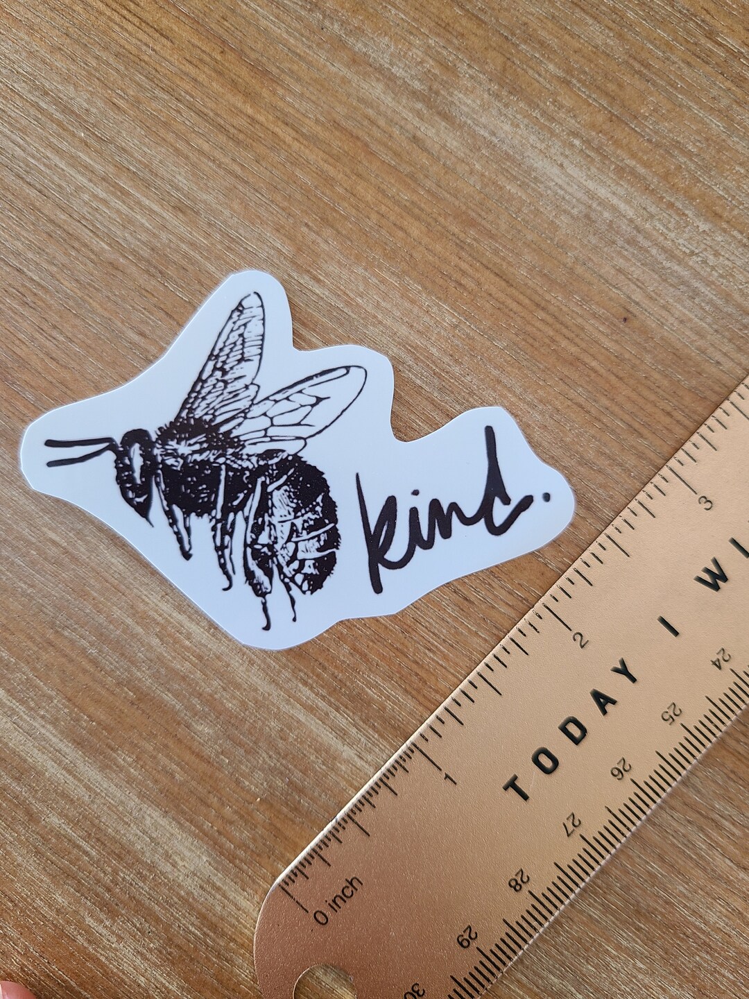 Bee Kind Vinyl Sticker - Etsy