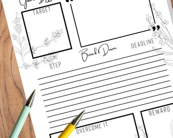 Goal Digger Printable 5x7 - Etsy