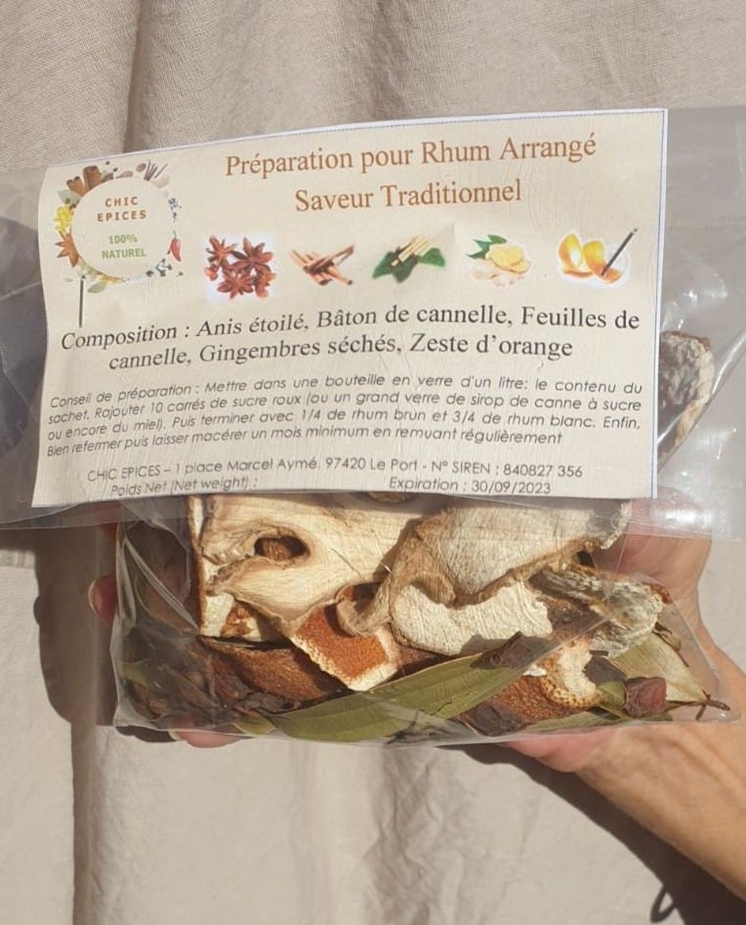 TRADITIONAL Rum chic Spices Very Generous Punch Kit Dehydrated ...