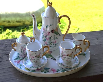 Hummingbird Tea Set - Etsy