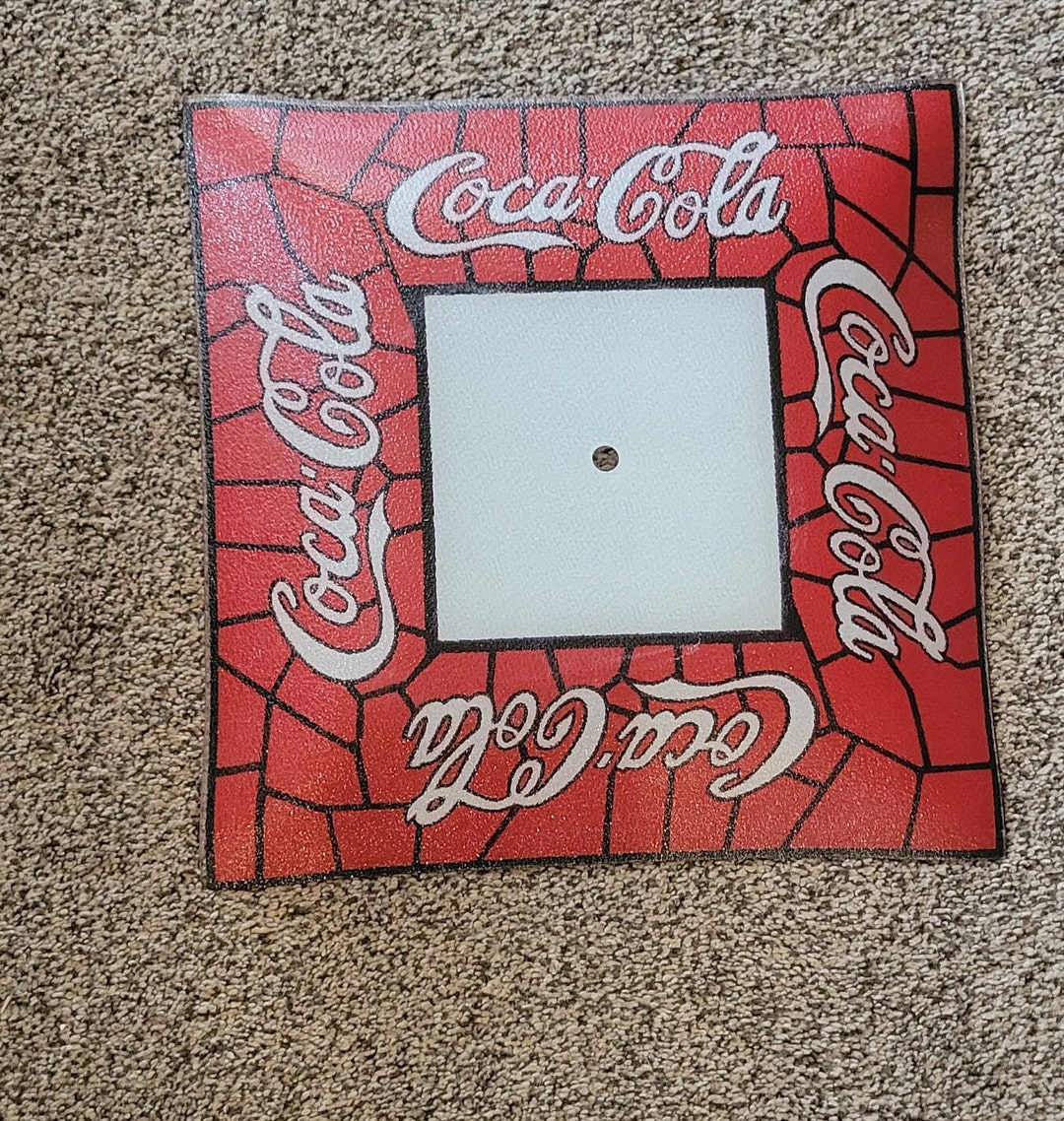 Vintage Coca Cola Square Ceiling Glass Light Shade Tiffany Style - Etsy