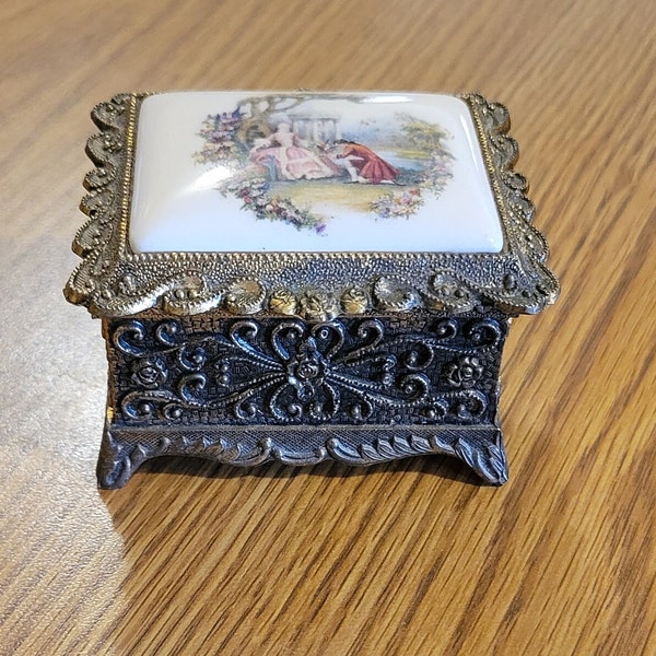 Antique Music Box - Etsy