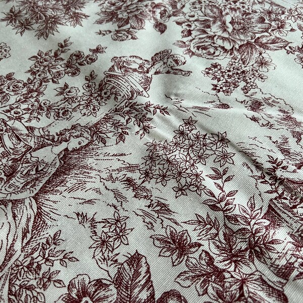 French Cretonne Fabric - Etsy