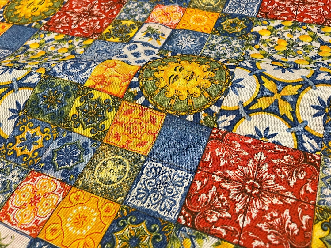 Soft Panama Fabric, Printed Fabric, Digital Print Fabric, Fabric by the ...