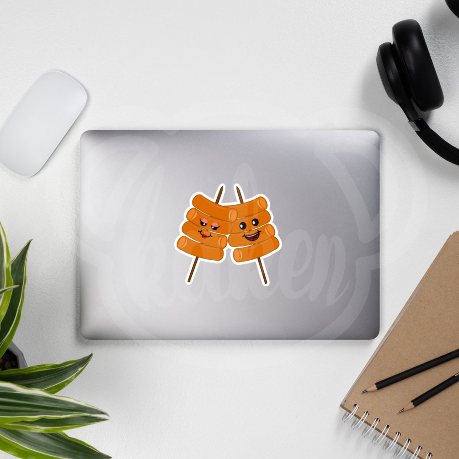 Tteokbokki Sticker Korean Rice Cake Spicy Rice Cake Korean - Etsy