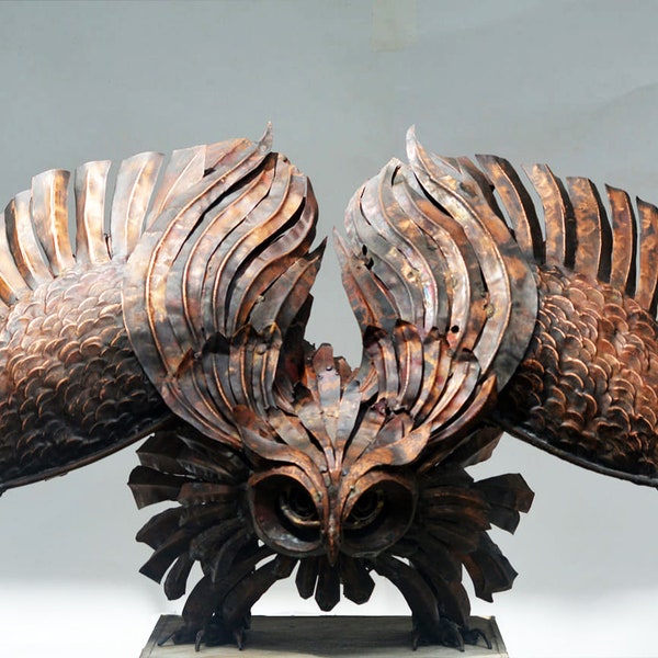 Owl Sculpture - Etsy