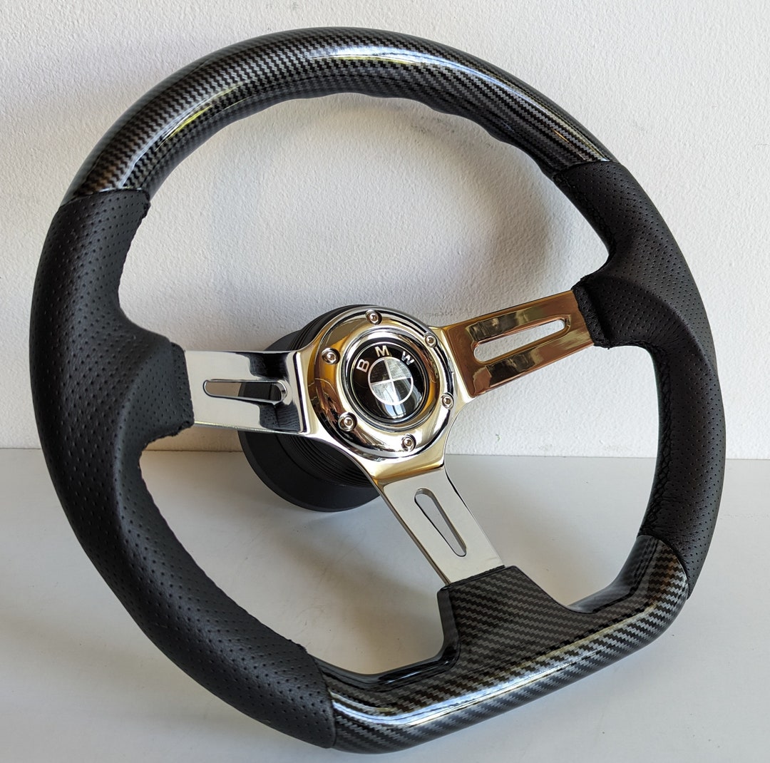 Steering Wheel Fits for BMW Used Custom Rebuld Wood 350mm Wooden Sport ...