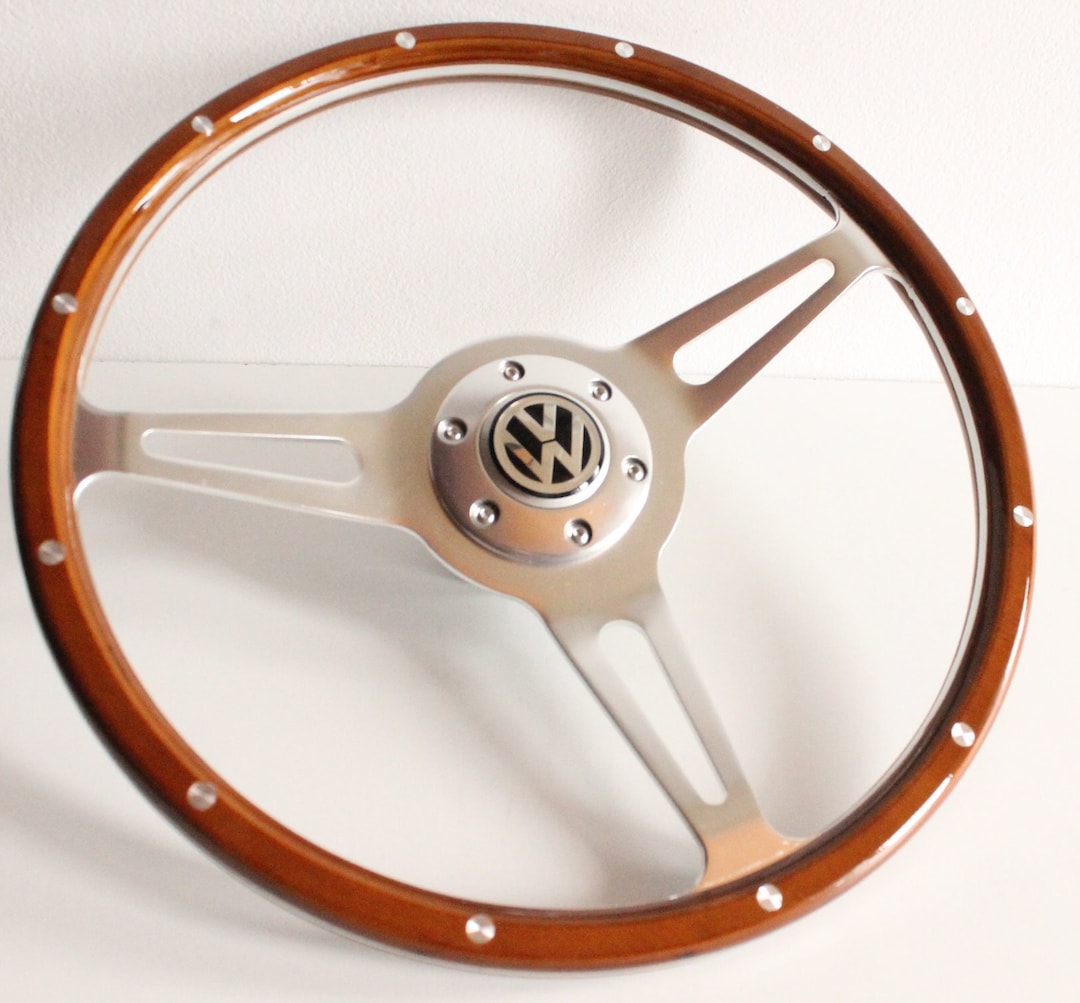 Stuur past VW custom rebuld hout chrome spaken 380mm houten - Etsy ...