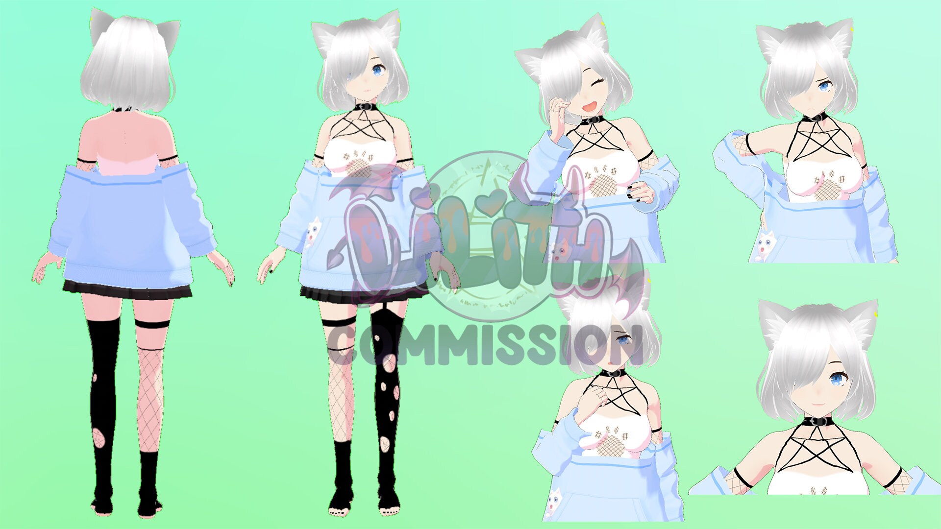 3D Vtuber Model Commission / Vroid Model Commission - Etsy México