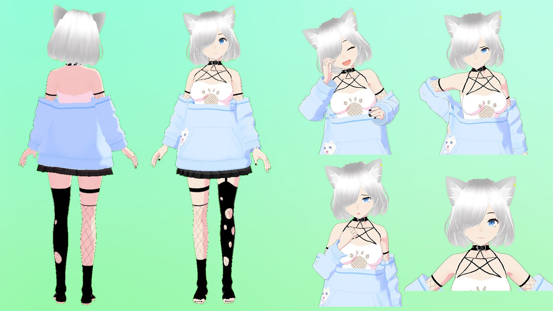 3D Vtuber Model Commission / Vroid Model Commission | Etsy
