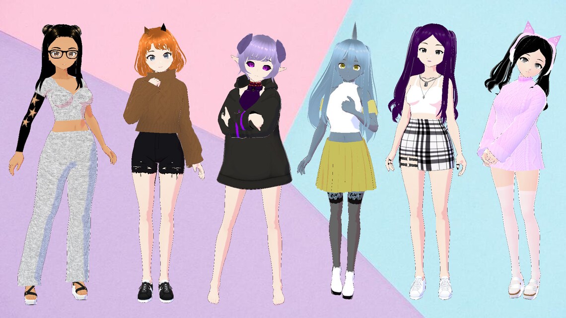 3D Vtuber Model Commission / Vroid Model Commission - Etsy