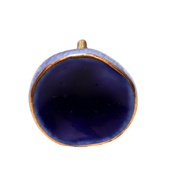 Blue Porcelain Knobs - Etsy