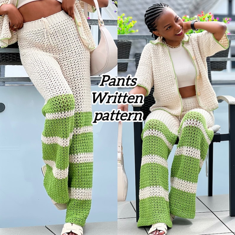 Crochet Pants/ Trousers- Written Pattern - Etsy