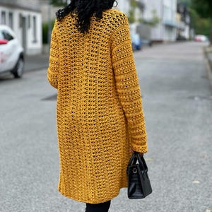 Crochet Lightweight Cardigan Written Pattern PDF From 2 Panels ...