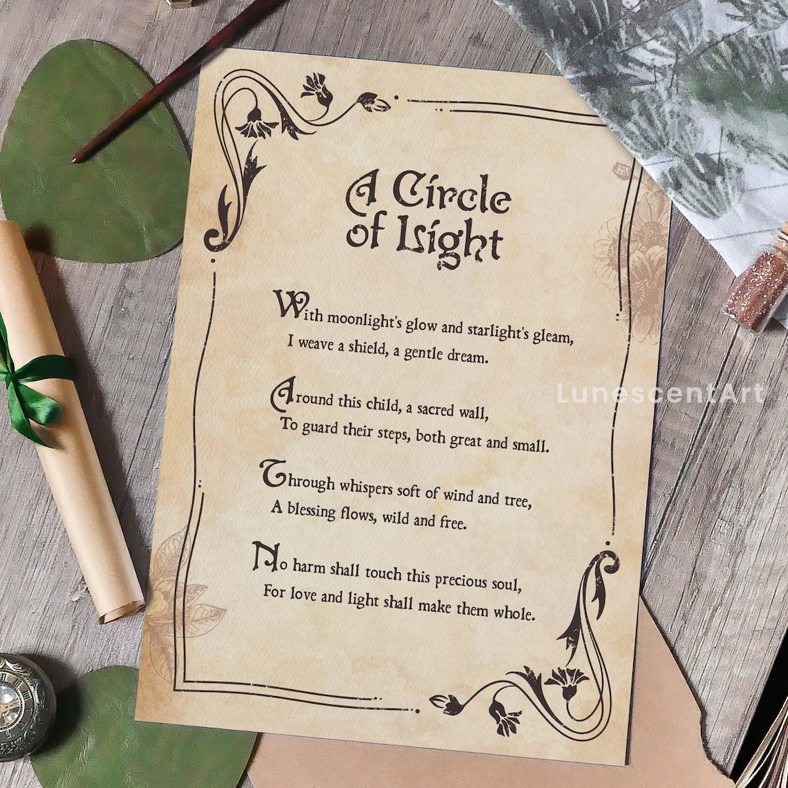 Newborn Protection Spell | New Baby Poem | Baby Blessing Spell | New ...