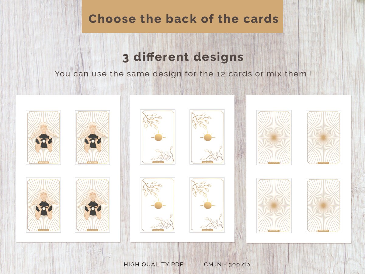 Full Moon Cards, 12 Months Printable Cards, Wiccan Wheel of Year ...