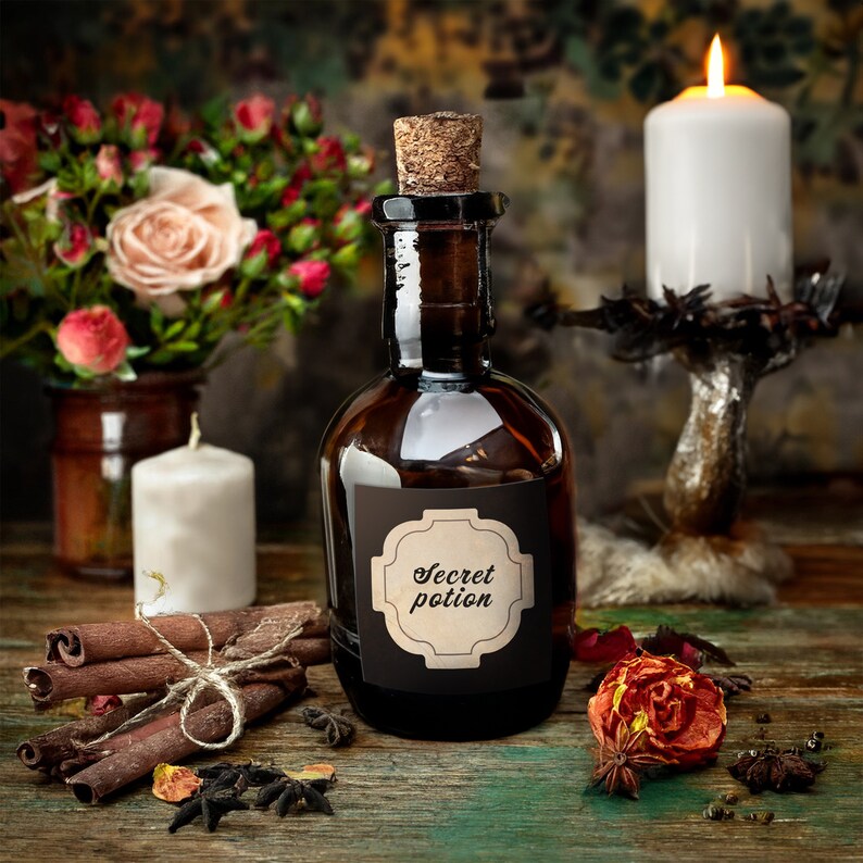 Potion Labels | Apothecary Vintage Labels | Printable Potion Labels ...