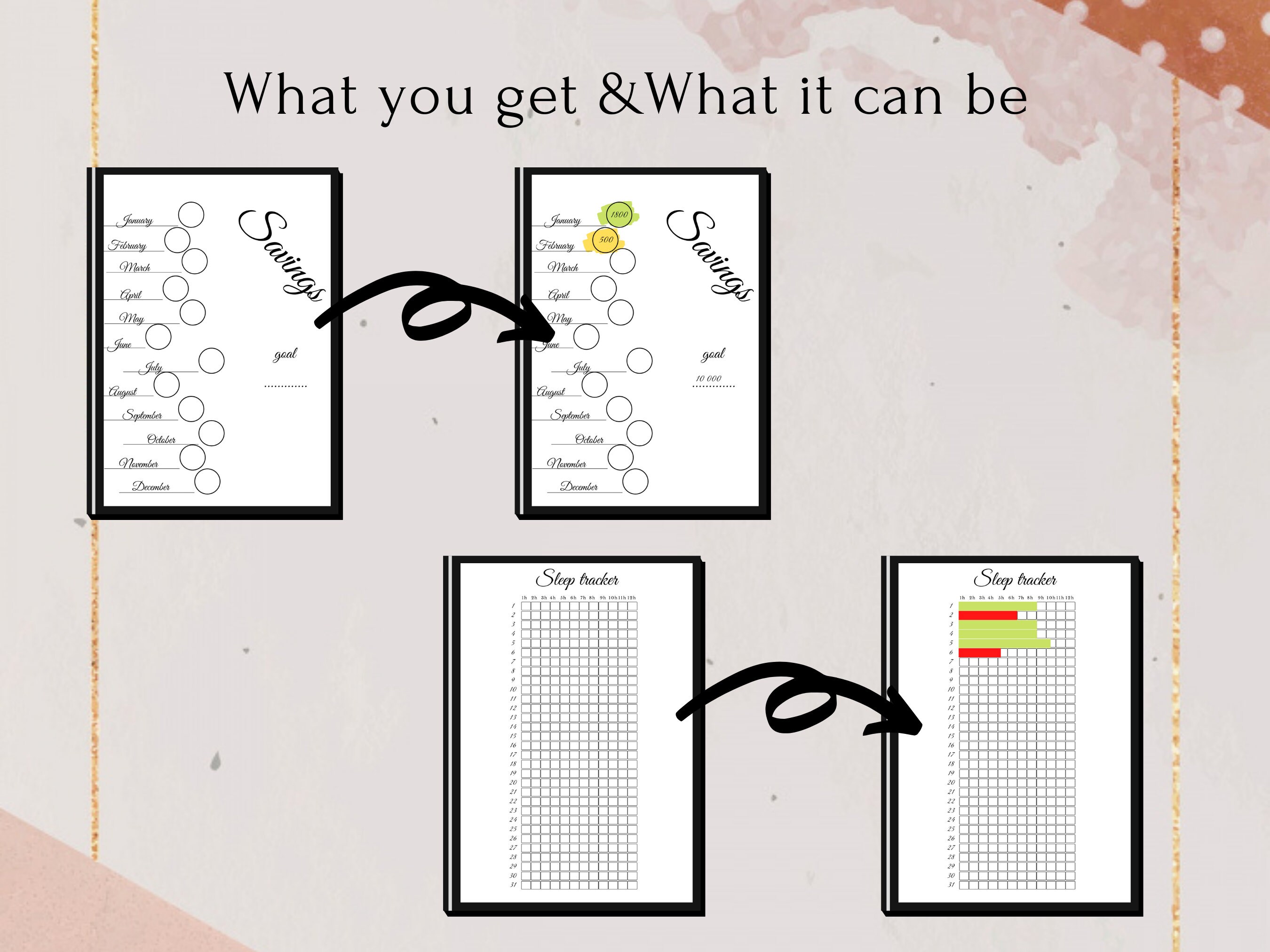 50+ Printable Bullet Journal Templates | Printable Premadebujo ...
