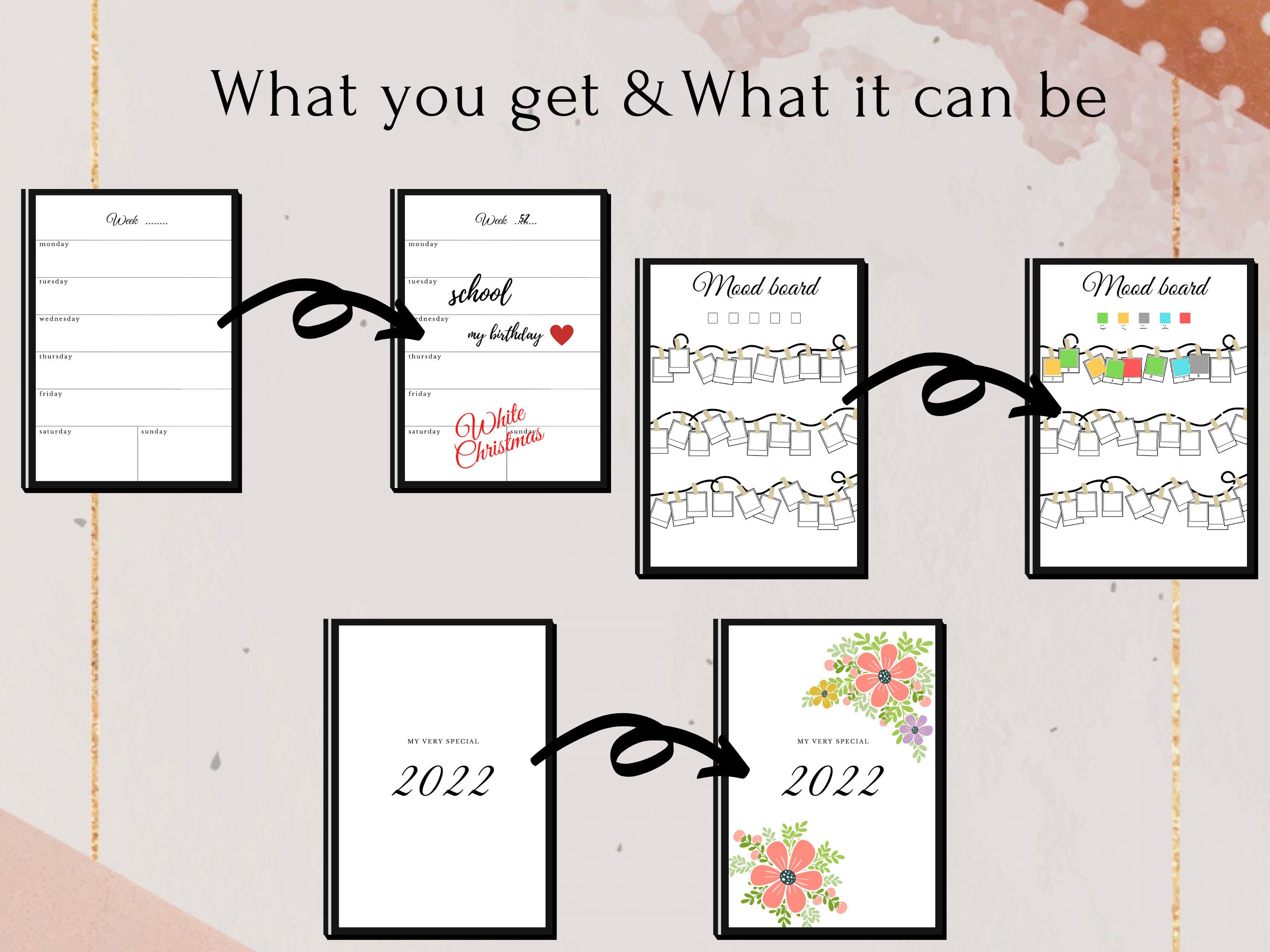 50 Printable Bullet Journal Templates Printable Premadebujo Printable ...