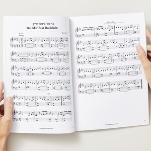 Jewish Easy Piano Songs Collection - Etsy