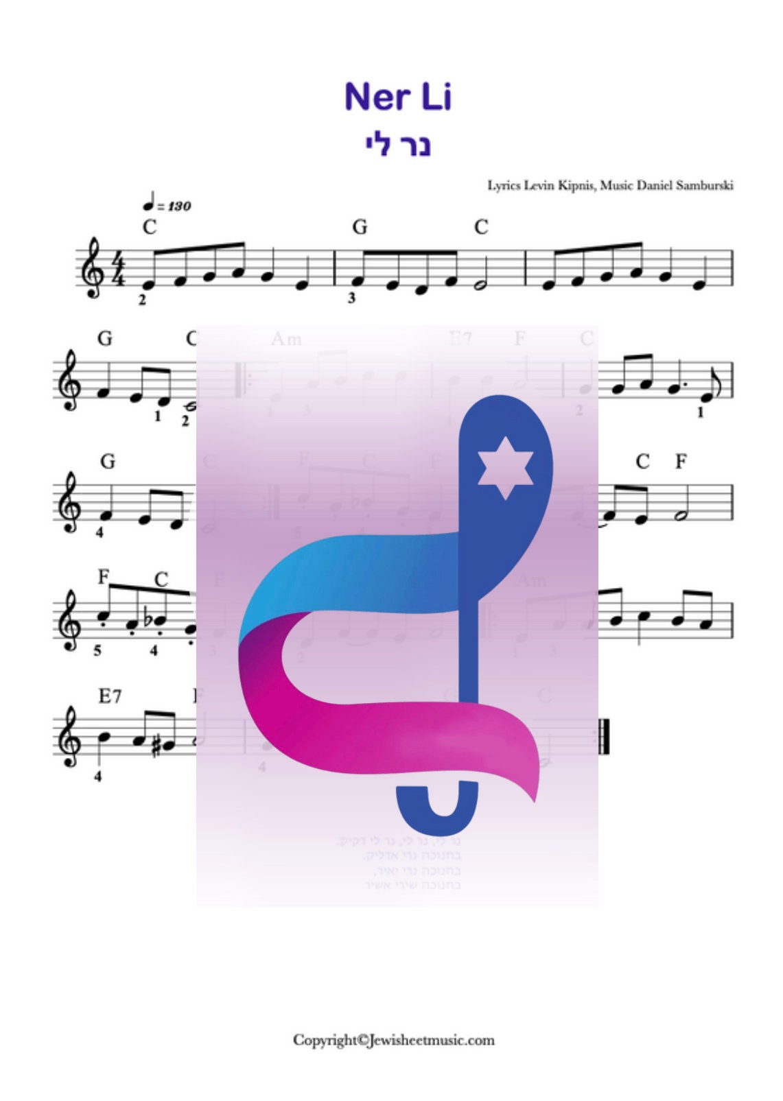 Ebook. Hanukkah Songbook. 20 Most Popular Jewish Songs. Ebook. Easy ...