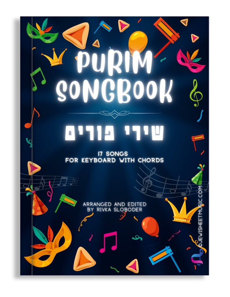PURIM Songbook. 17 Most Popular Jewish Songs to Sing, Play and Enjoy - Etsy