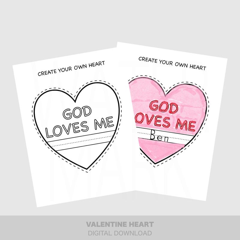 God is Love Craft - Etsy